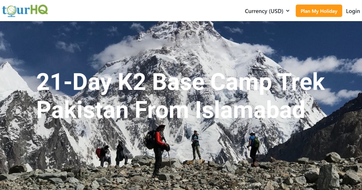 21-Day K2 Base Camp Trek Pakistan From Islamabad